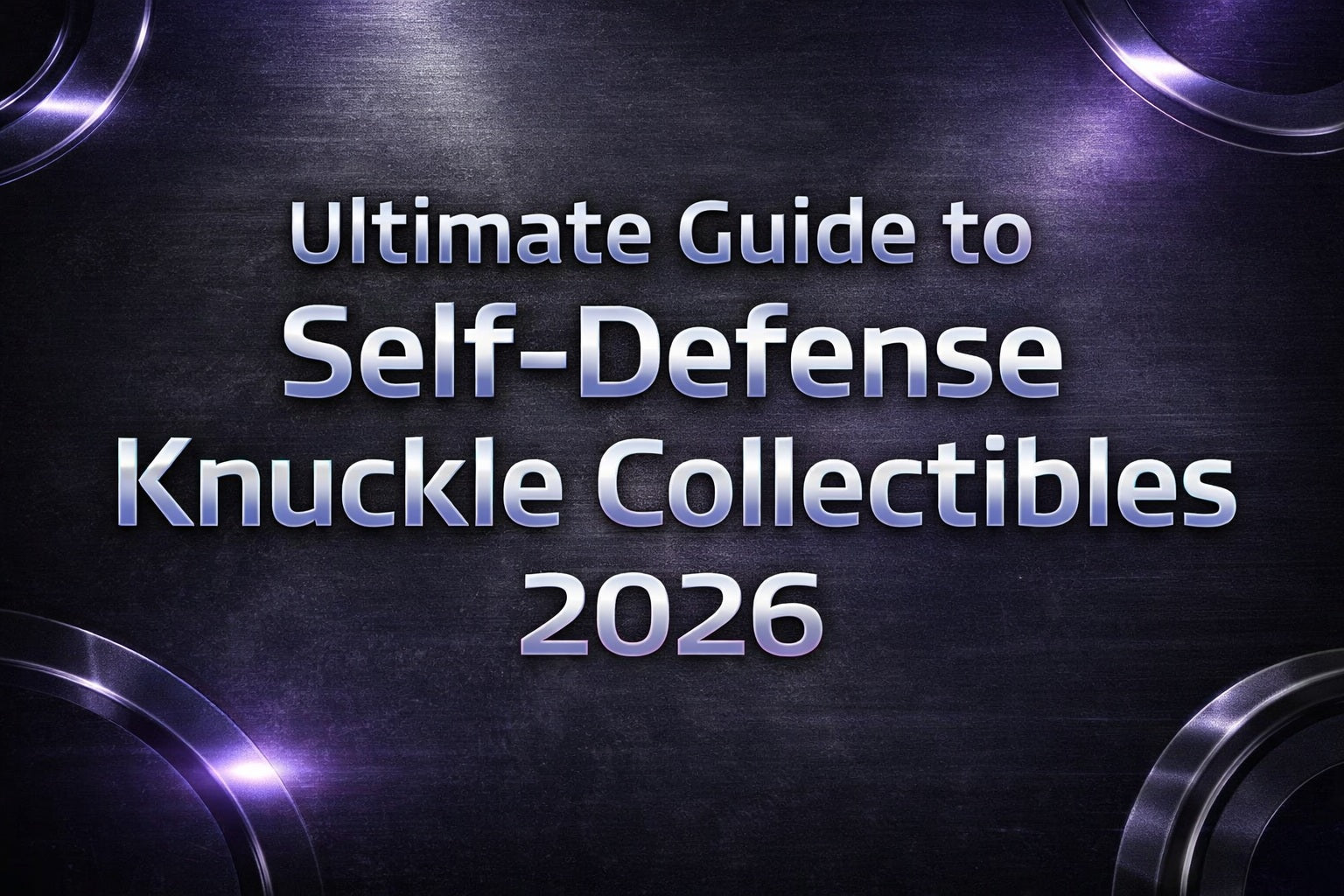 Best Brass Knuckles & Self-Defense Knuckles Guide 2026 | Tophatter ...