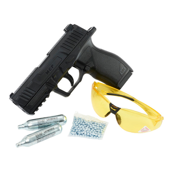 MCP .177 Caliber BB Gun Air Pistol Kit - Includes BBS, CO2, Glasses ...
