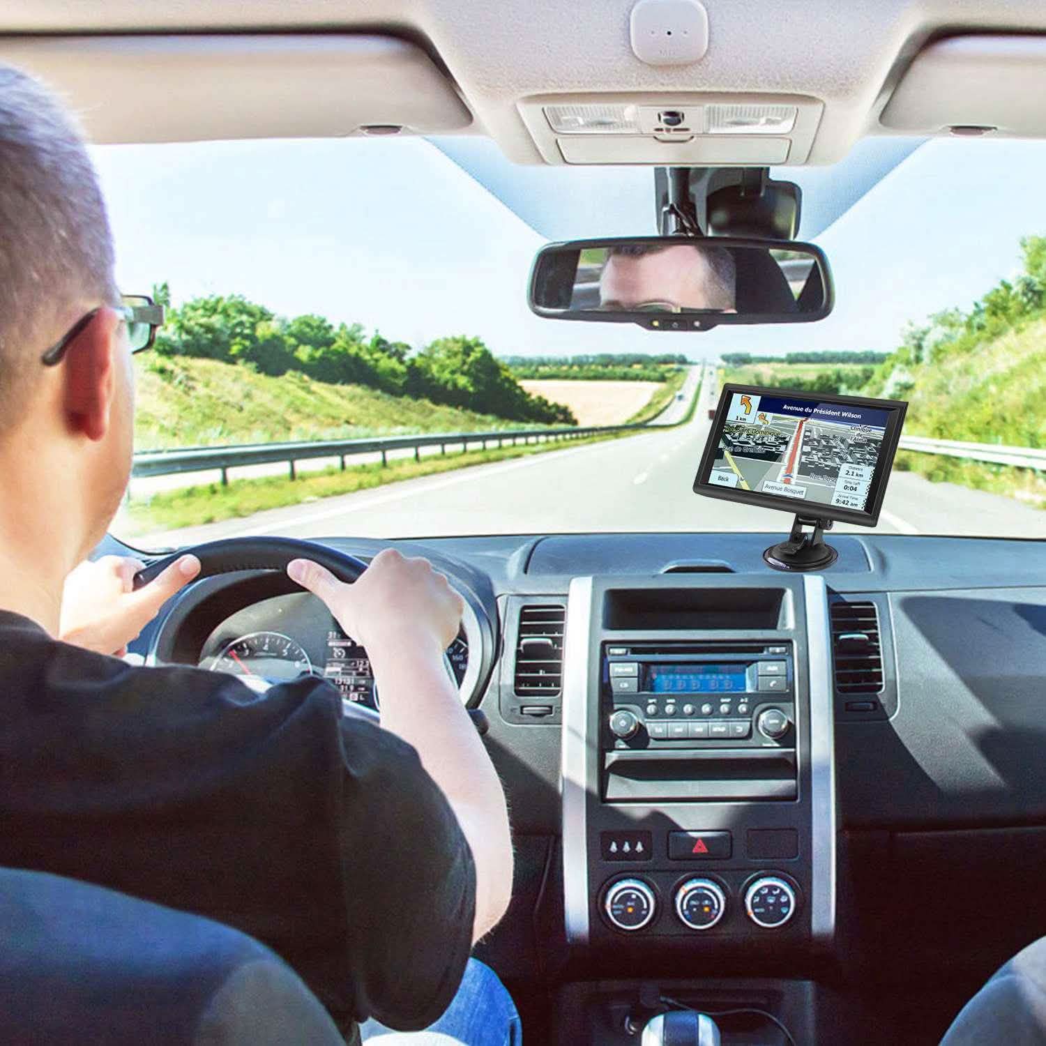 9" Car GPS Navigation - 8GB Touch Screen Vehicle Navigator – Tophatter ...