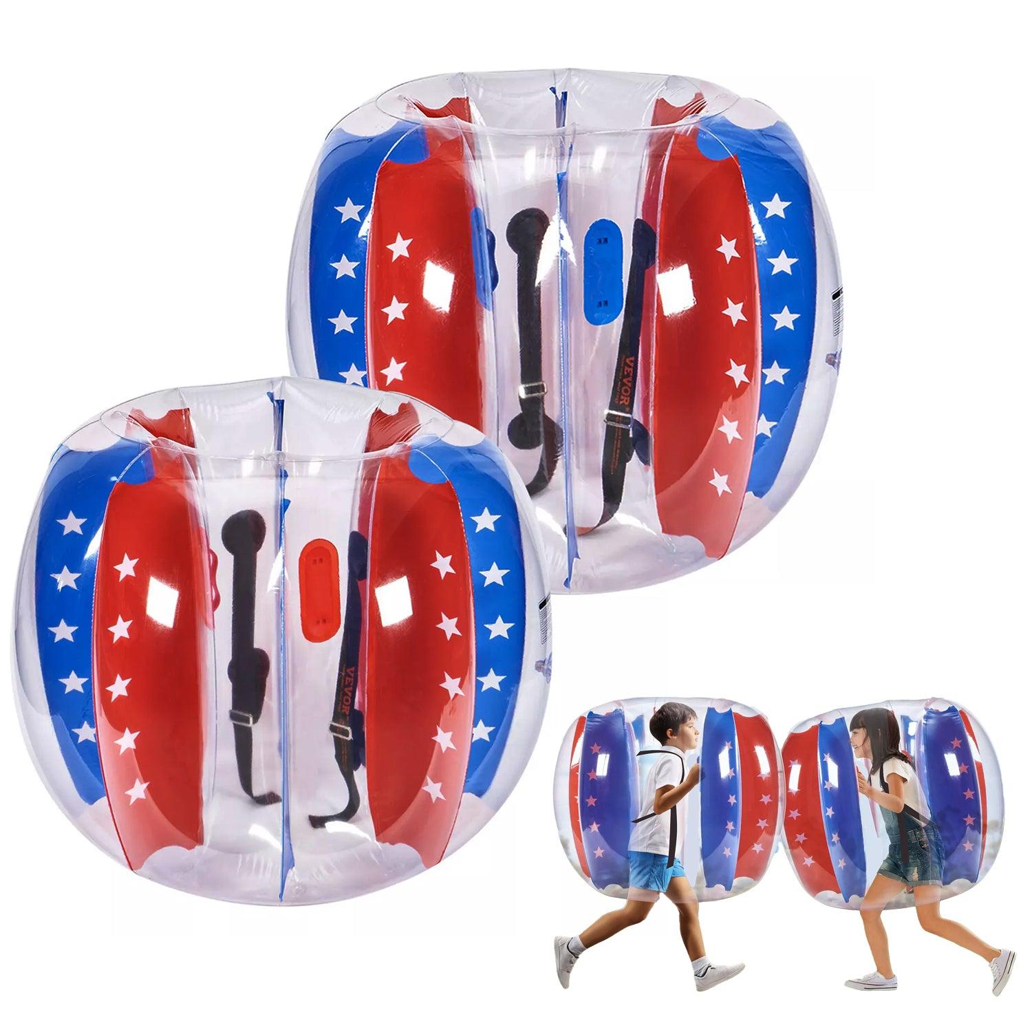 Human Hamster Ball - Inflatable Bumper Balls 2-Pack 4FT/1.2M PVC Sumo ...