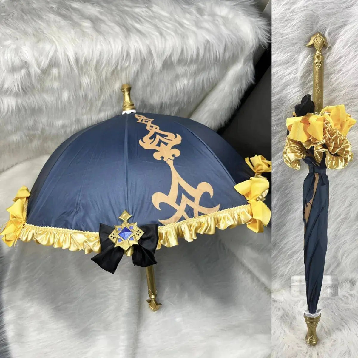 Navia Umbrella Cosplay Props Costume Anime figures Accessory Staff Mod ...