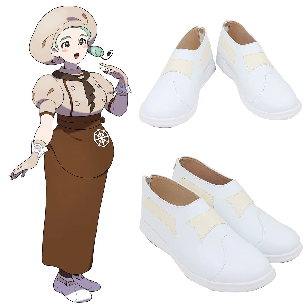 Pokemon Scarlet and Violet Katy Cortondo gym bug Cosplay Shoes ...
