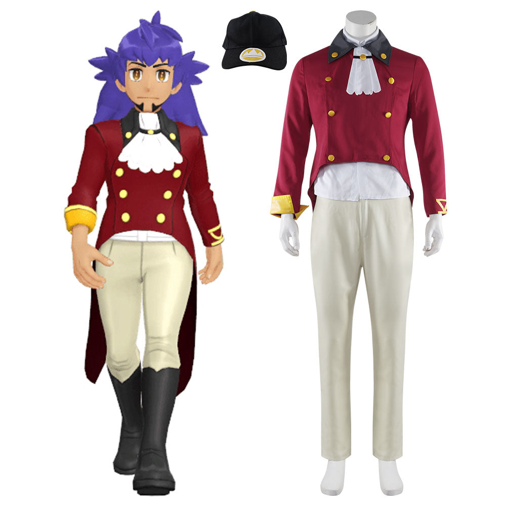 Pokemon Sword And PM Shield Leon New Edition Cosplay Costume ...