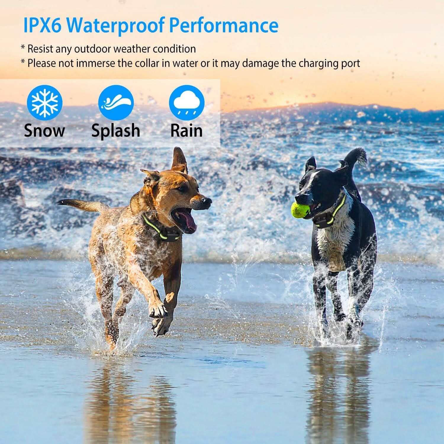 Rechargeable Waterproof Beep Vibration Static Stimulation Bark Stopper ...